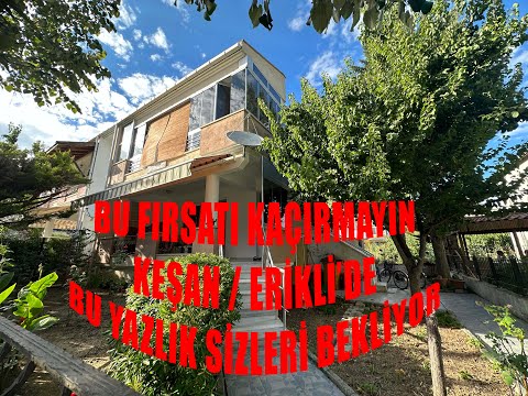 Edirne / Keşan / Erikli 'de Sahile Yakın 2+1 2.kat 80m2 SATILIK YAZLIK