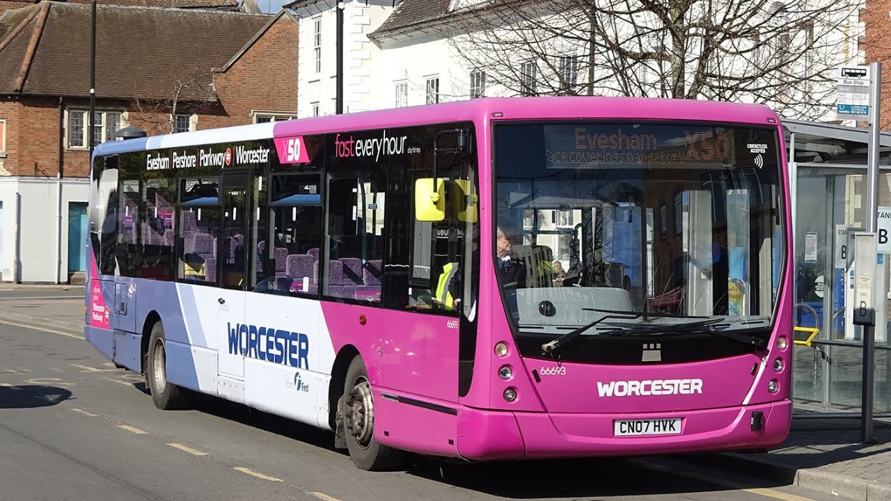 Volvo B7RLE Plaxton Centro (X50 to Worcester) CN07 HVK/66693//First Bus ...