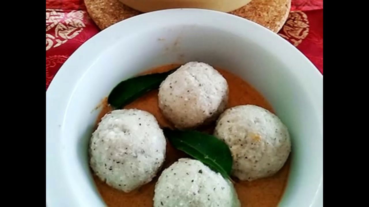 Sama Millet Pundi | Steamed Millet dumplings | in Fenugreek Coconut Gravy - YouTube