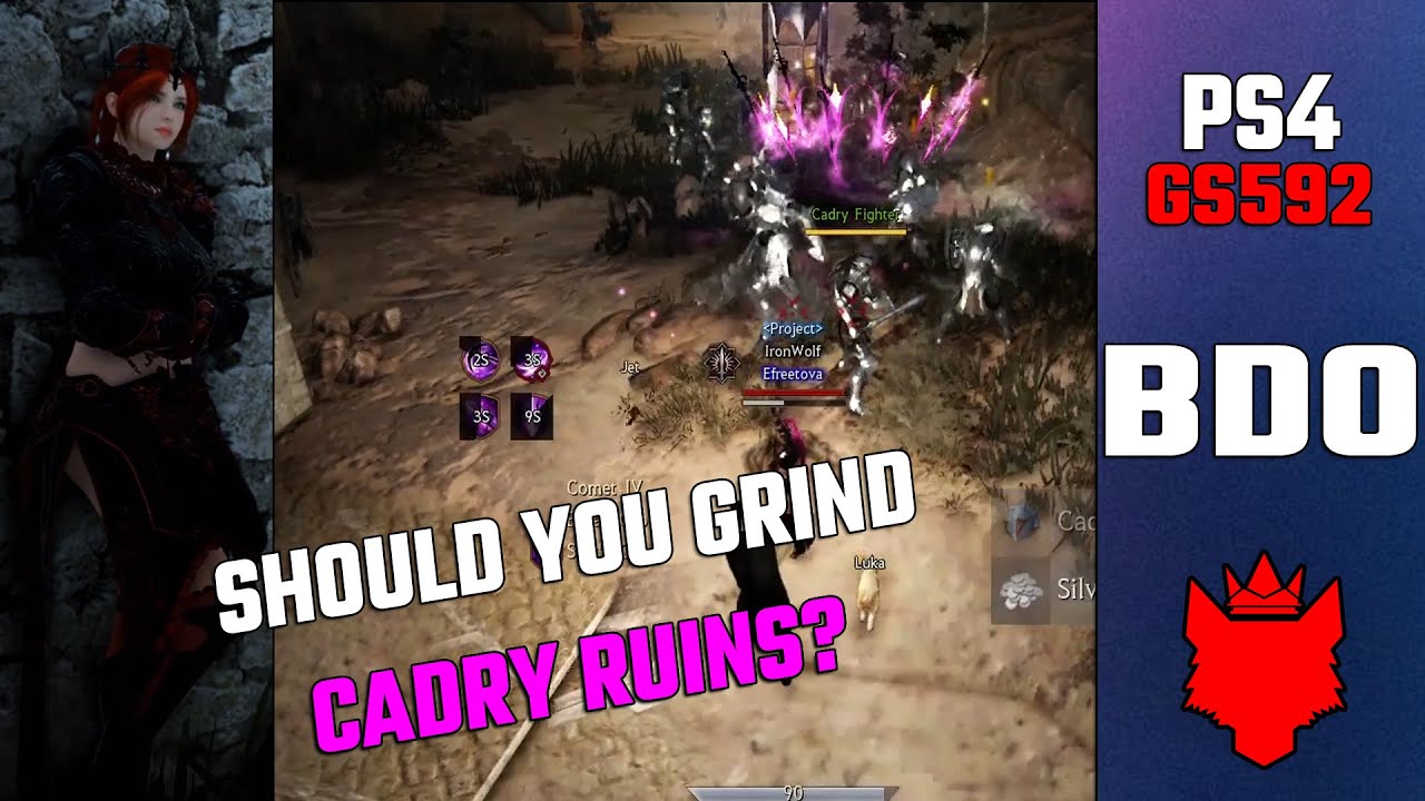 BDO PS4 | Should you grind Cadry Ruins? w/Nova Awakening - YouTube