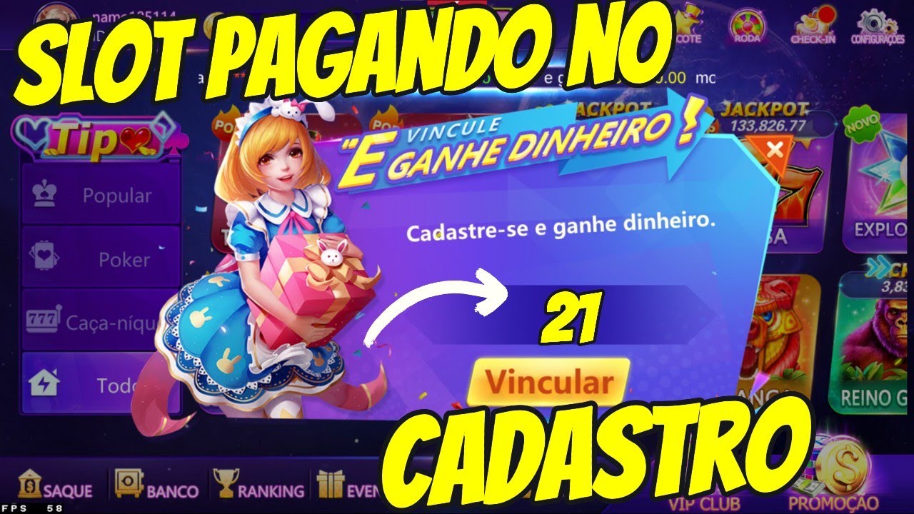 NOVO SLOT CASSINO PAGANDO NO CADASTRO! SAQUE FREE - YouTube