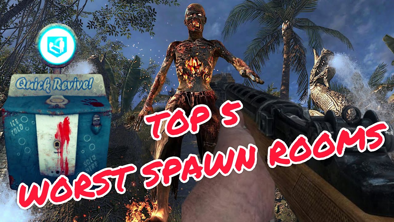 Top 5 WORST Starting Rooms In Cod Zombies (Waw-Bo2) - YouTube