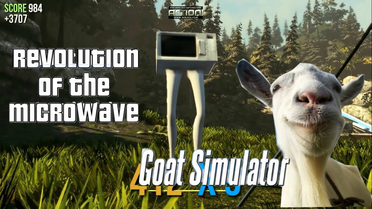 Goat simulator' RISE OF THE MICROWAVE - YouTube