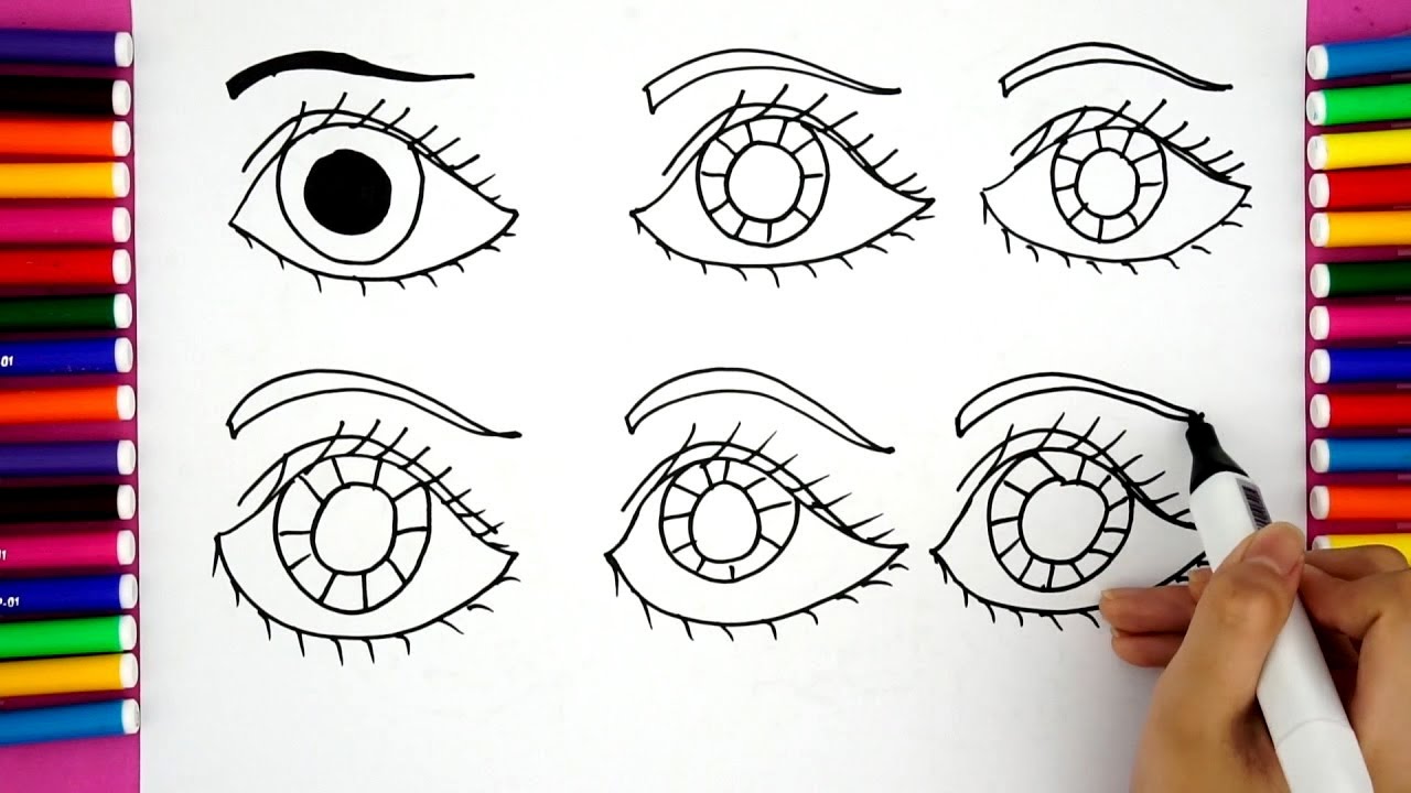 How To Draw Eyes For Kids