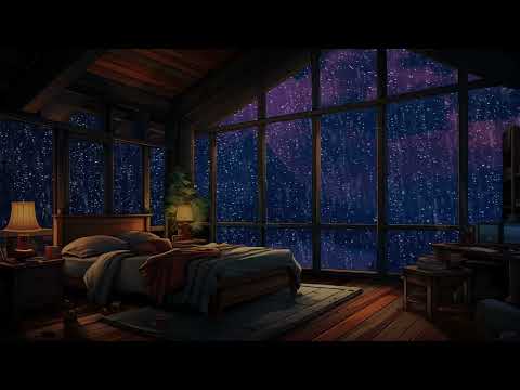 Zvuk Kiše Na Prozoru Sa Zvukovima Grmljavineㅣjaka Kiša Za Spavanje, Učenje I Opuštanje, Meditacija