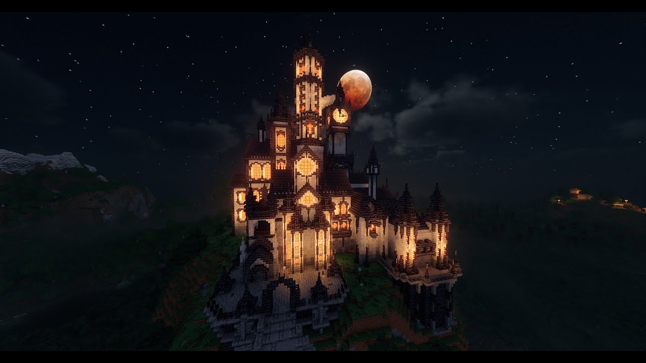Minecraft Timelapse | Dracula's Castle Ⅱ 🦇 - YouTube