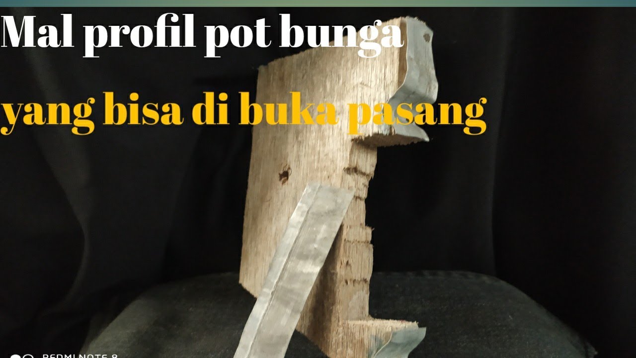 Cara membuat mal pot dari bahan sederhana - YouTube