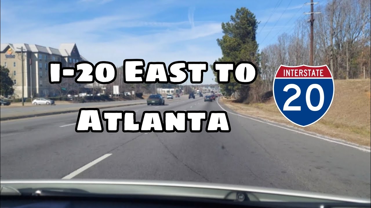 Traveling Thru Atlanta On I-20 East #I-20East #atlanta #georgia - YouTube