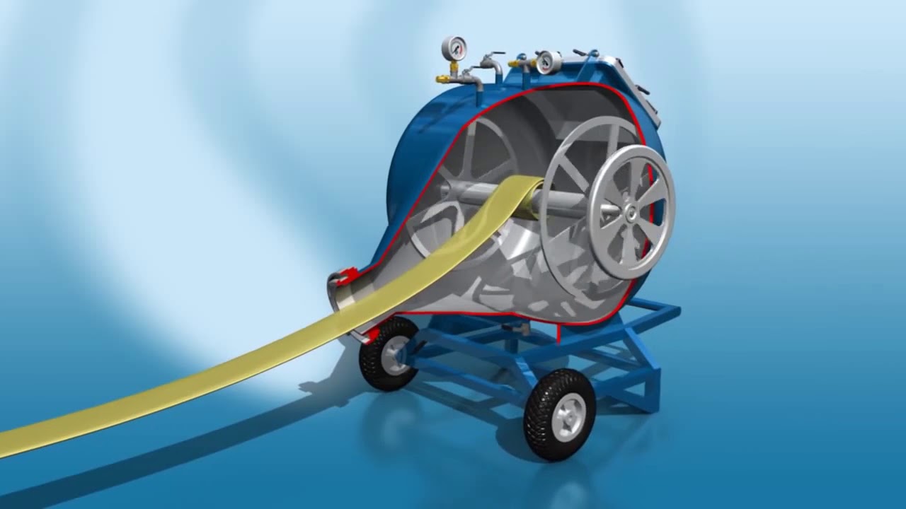 lateral lining installation process - YouTube