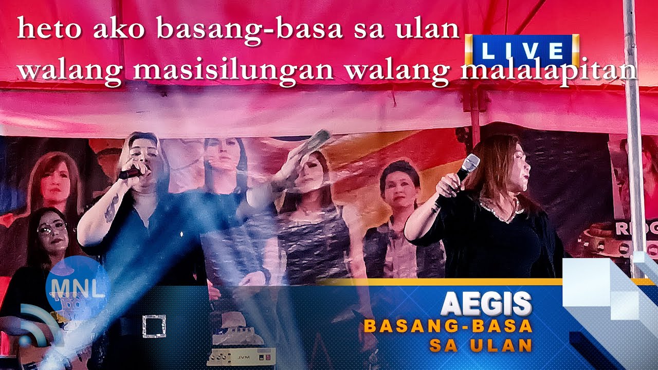 BASANG-BASA SA ULAN (Aegis) Momentum Live MNL - YouTube