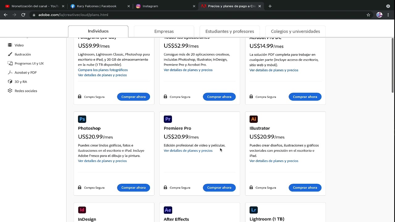 ⬇️ TODOS LOS PROGRAMAS DE ADOBE CREATIVE OFICIALES PARA EL ESCRITORIO 👨 ...