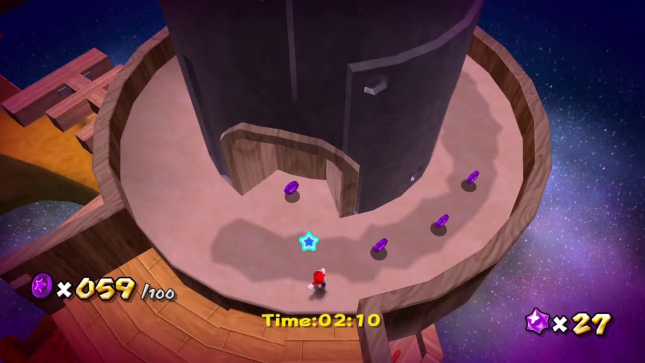 Super Mario Galaxy on 3D All-Stars Collection - Gold Leaf Galaxy Comets ...