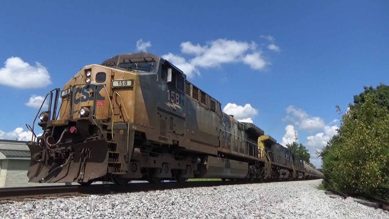 Faded YN2 CSX 158 Leads Loaded Grain G437-17 on 8/18/22 - YouTube