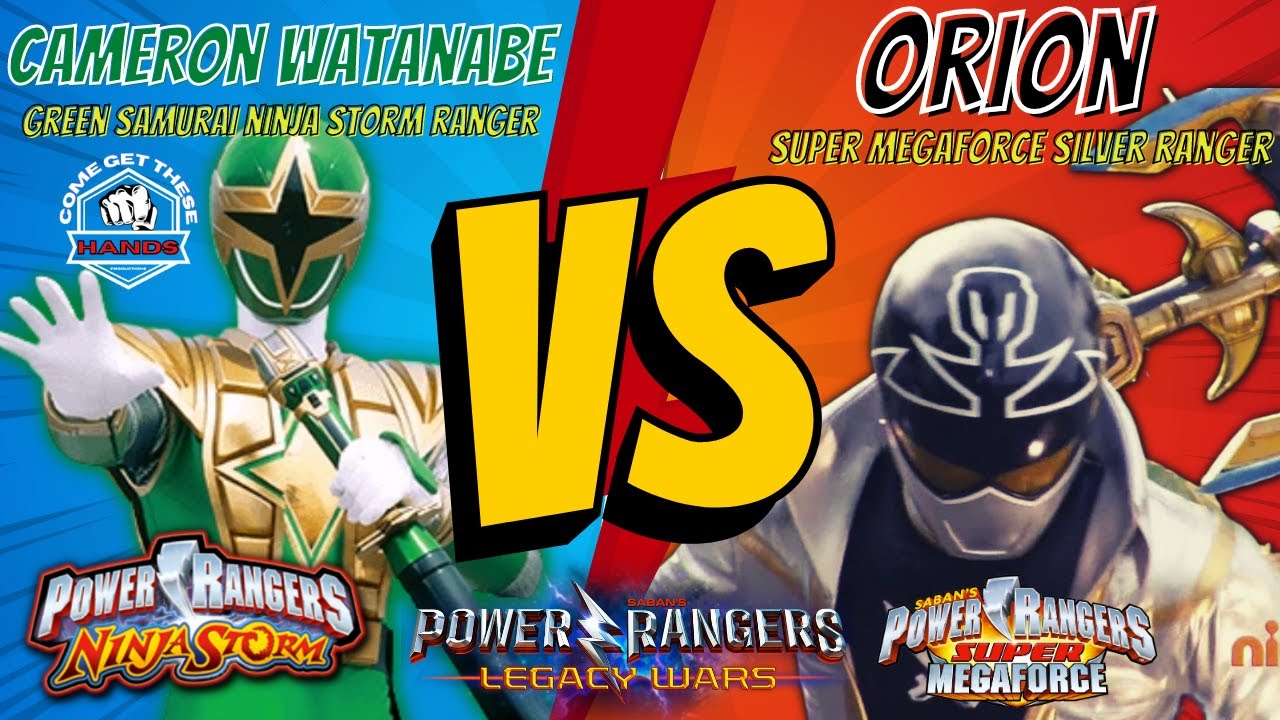 Power Rangers Legacy Wars | Cameron Watanabe Green Samurai Ranger Vs ...