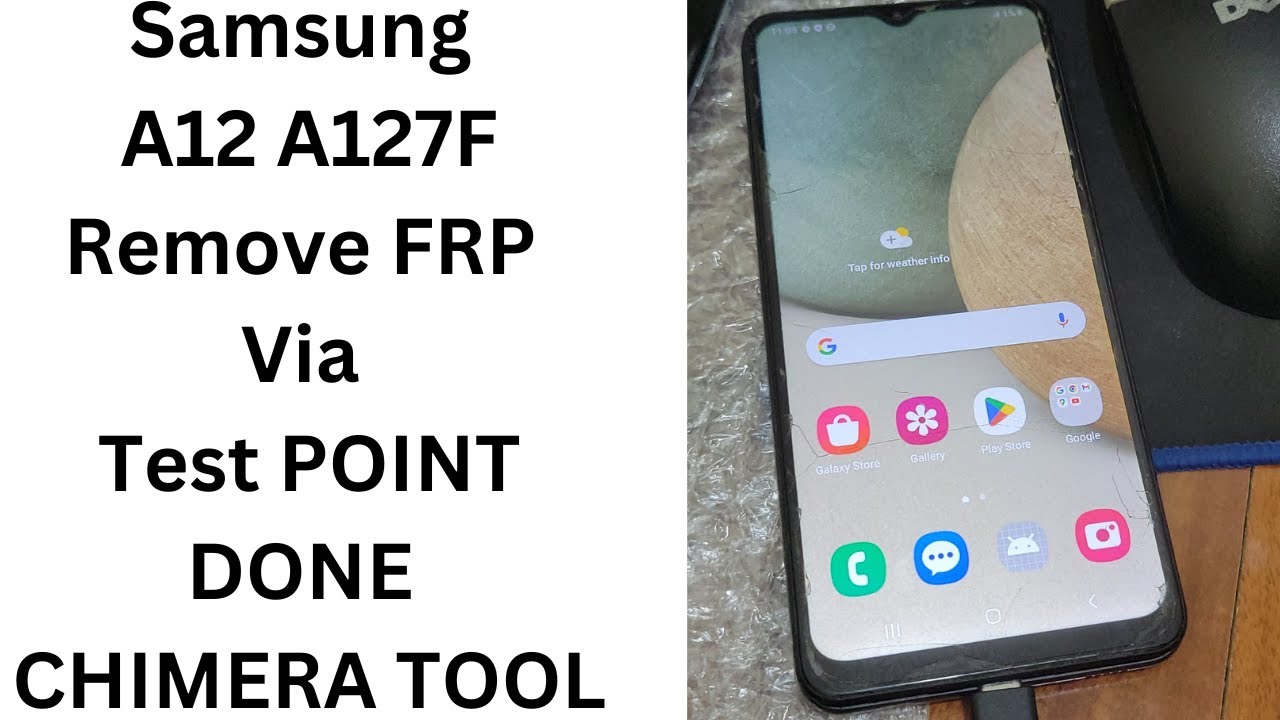 Samsung A12 A127F Remove FRP Via Test POINT DONE BY CHIMERA TOOL ...