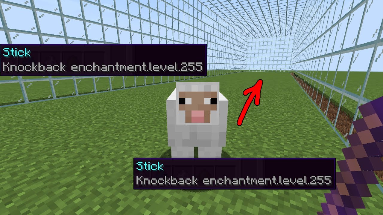 a stick enchanted with 255 knockback removes any mobs from the game ...
