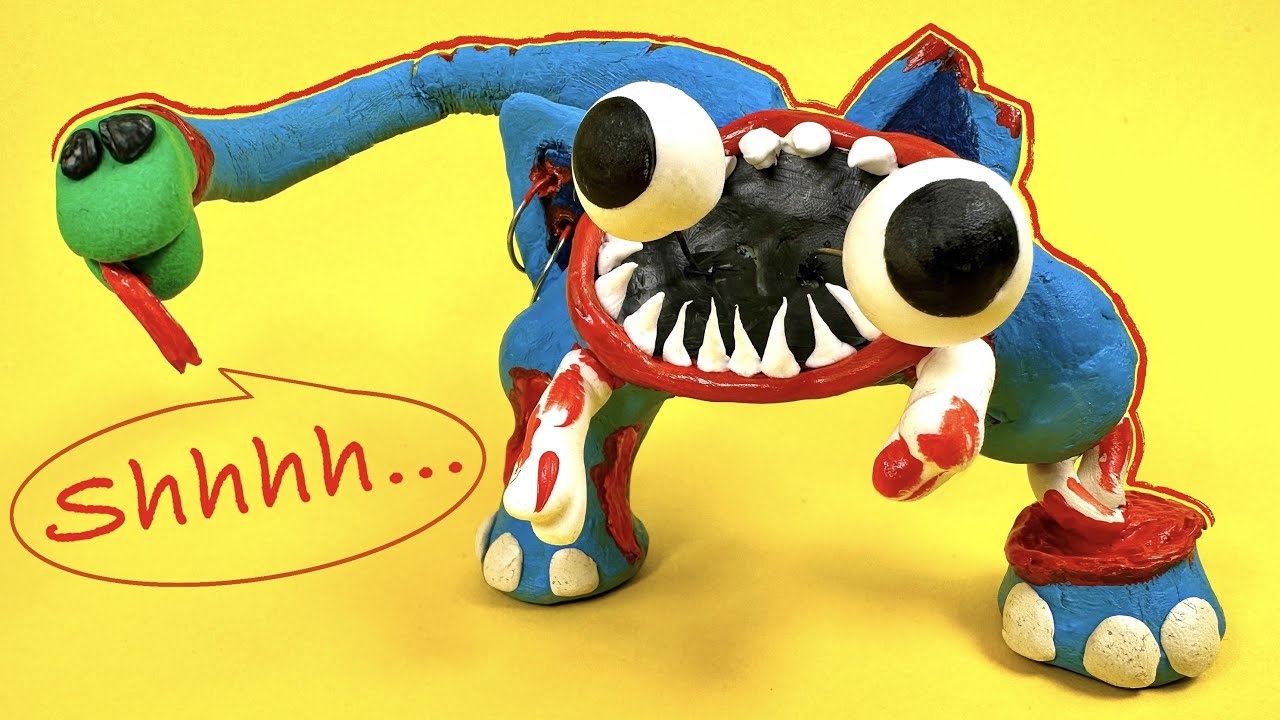 Making Creepy COACH PICKLES EXE from Polymer Clay DIY. Garten of Banban ...