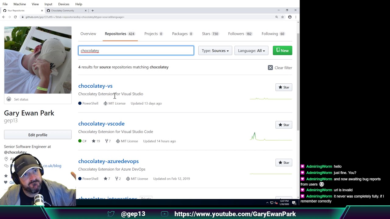 Stream 71 - Working on the Chocolatey Extension for Visual Studio Code ...