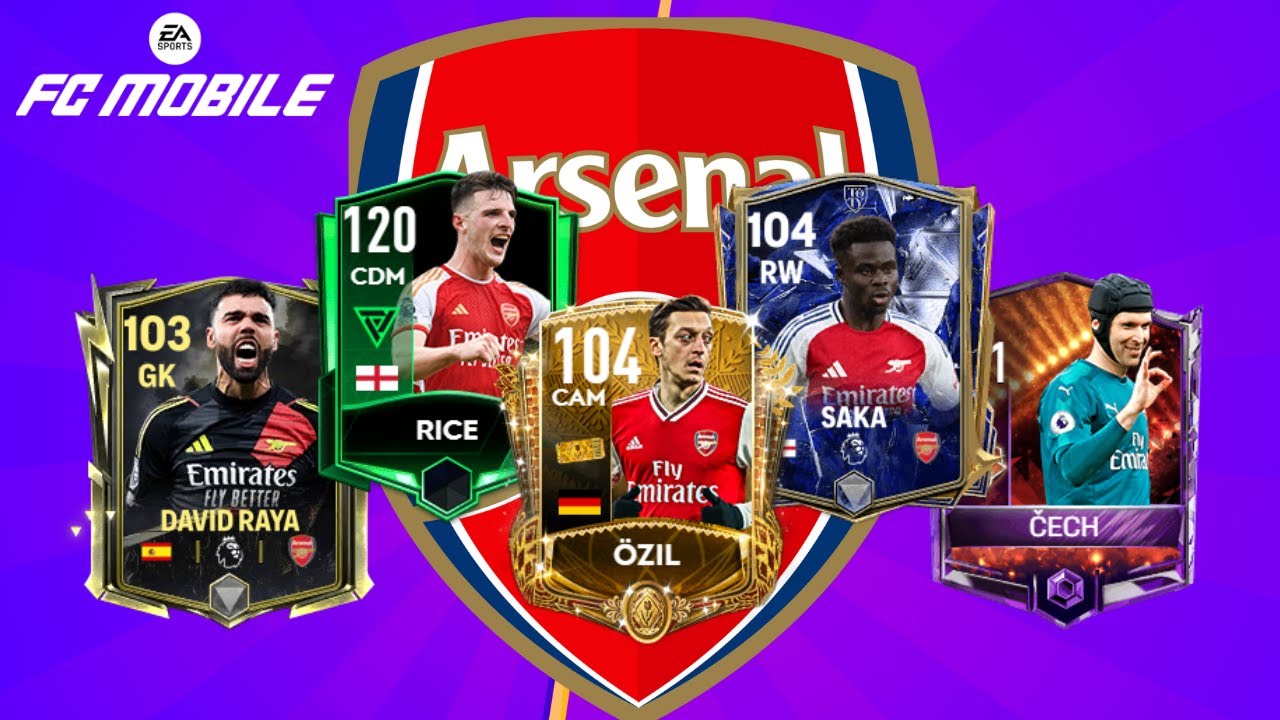 TOP 5 PLAYERS ARSENAL EVERY FIFA & FC MOBILE - YouTube