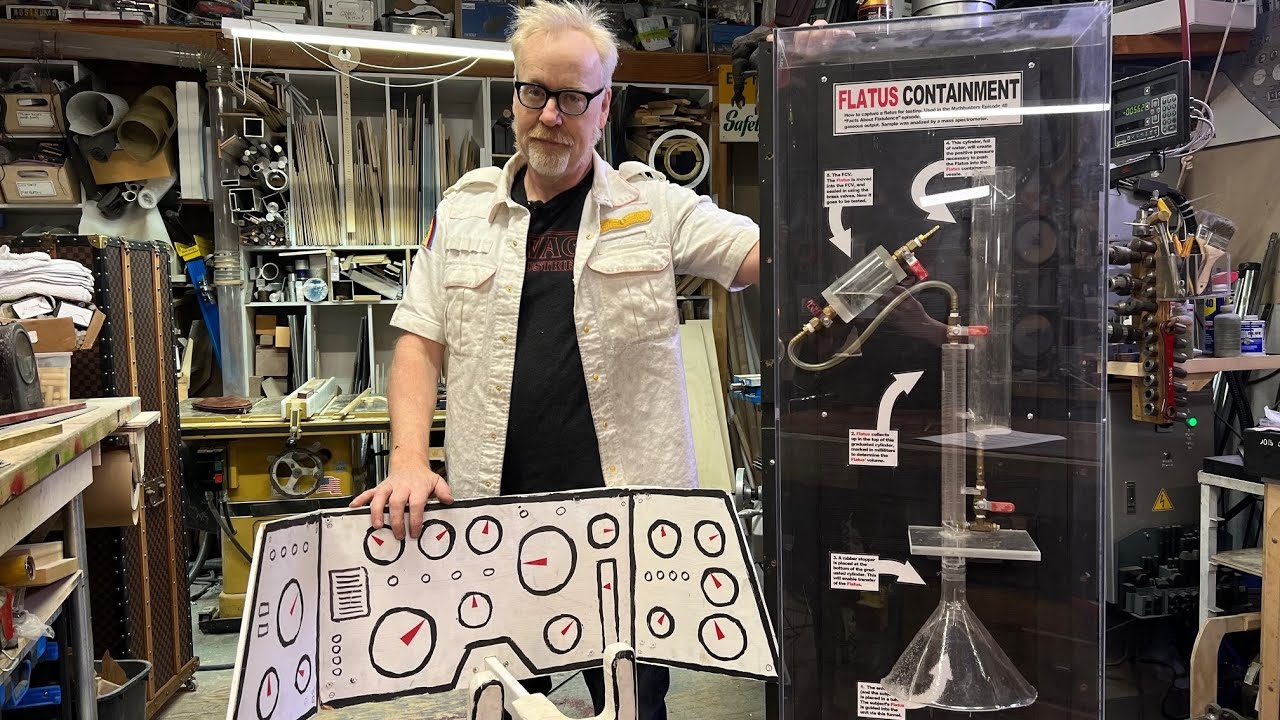 Show and Tell: MythBusters Fart and Plane Boarding Props - YouTube