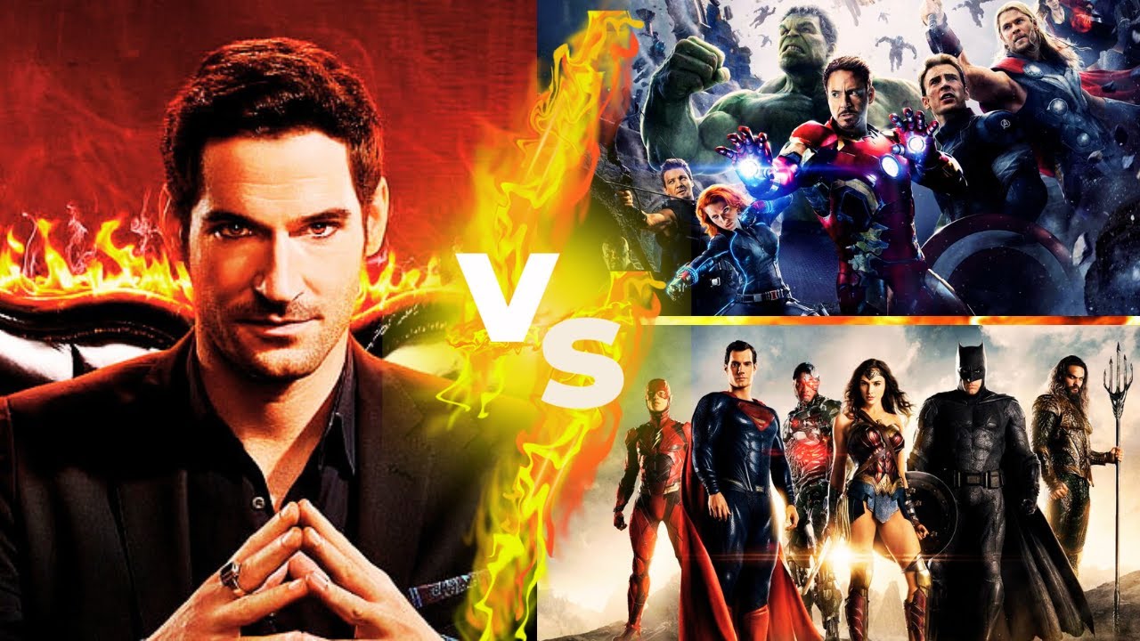 Lucifer VS Marvel and DC Heroes - YouTube