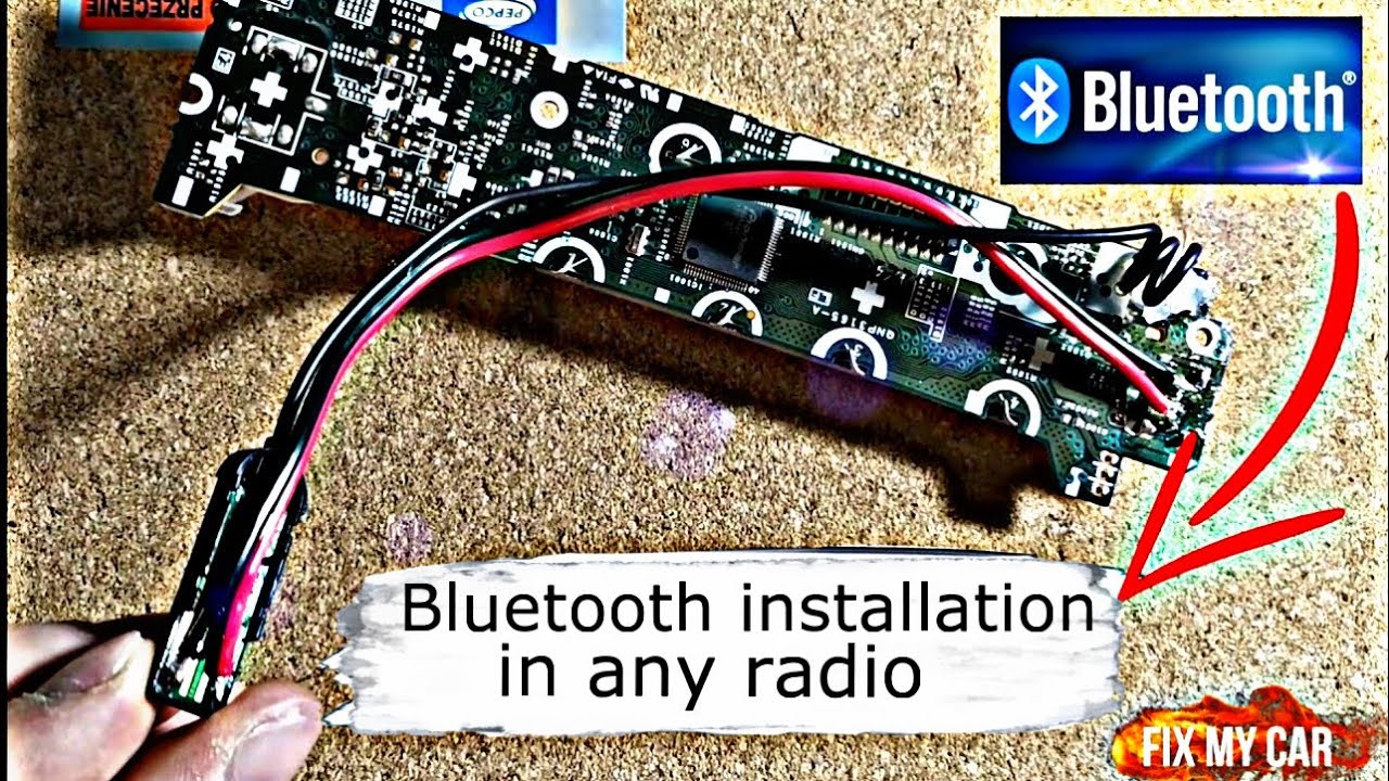 Bluetooth installation in any radio | Fix My Car Garage - YouTube