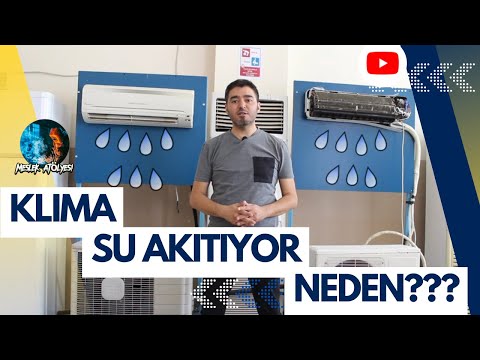 Klima İç Ünite Su Akıtıyor / Klima Su Akıtma Nedenleri / Drenaj Tavası /Drenaj Hortumu