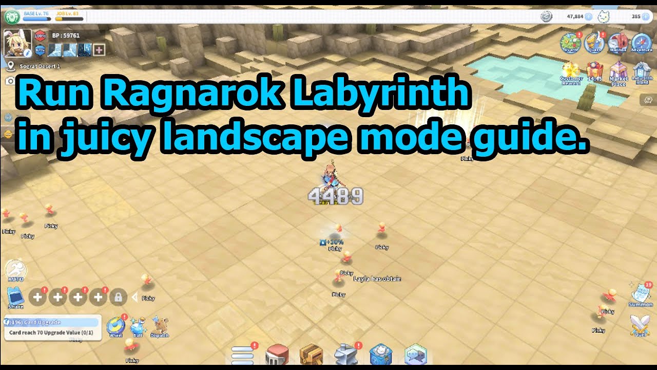 How to run Ragnarok Labyrinth in landscape mode (quick and easy) - YouTube