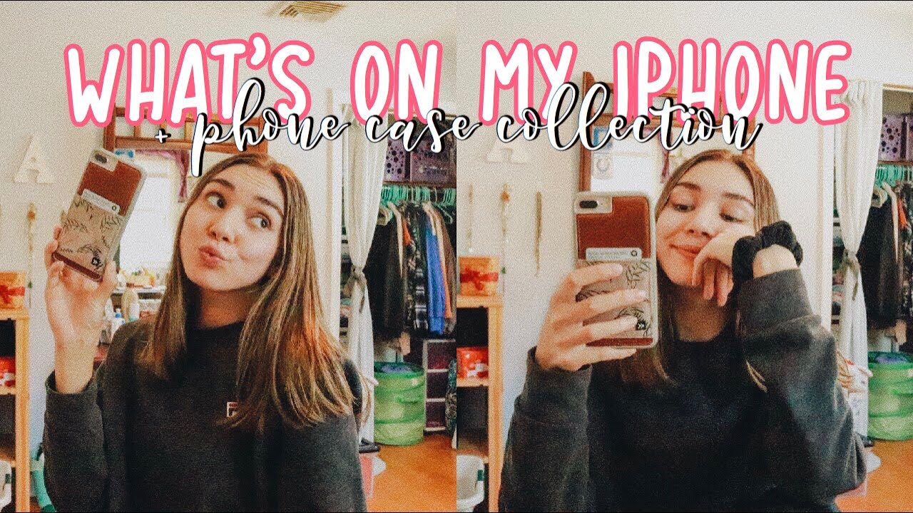what's on my iphone + case collection - YouTube