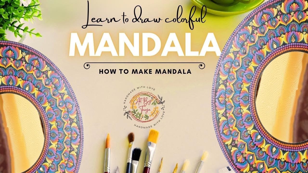 Colorful Mandala Art for Beginners | Multi Color Combinations | Mandala ...