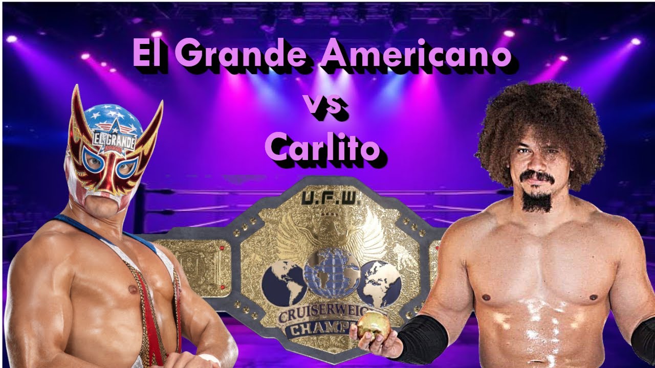 UFW - El Grande Americano vs Carlito - Cruiser-weight Championship Bout ...