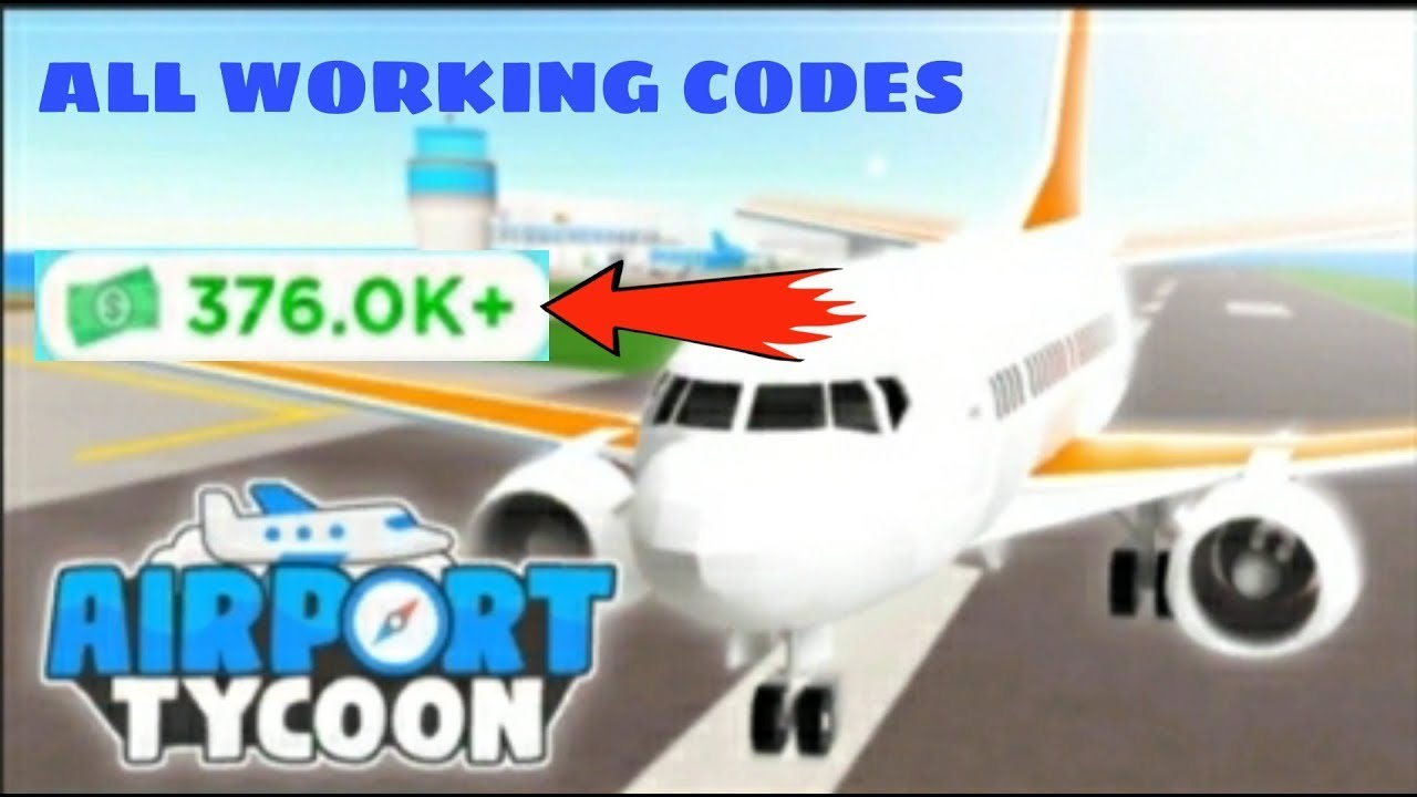 All working codes in airport tycoon Roblox - YouTube
