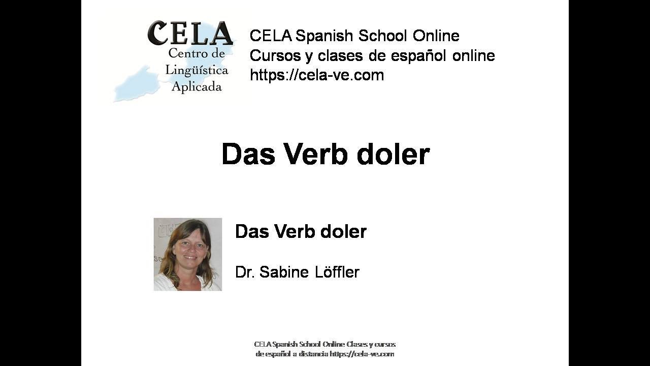 Das Verb doler - YouTube