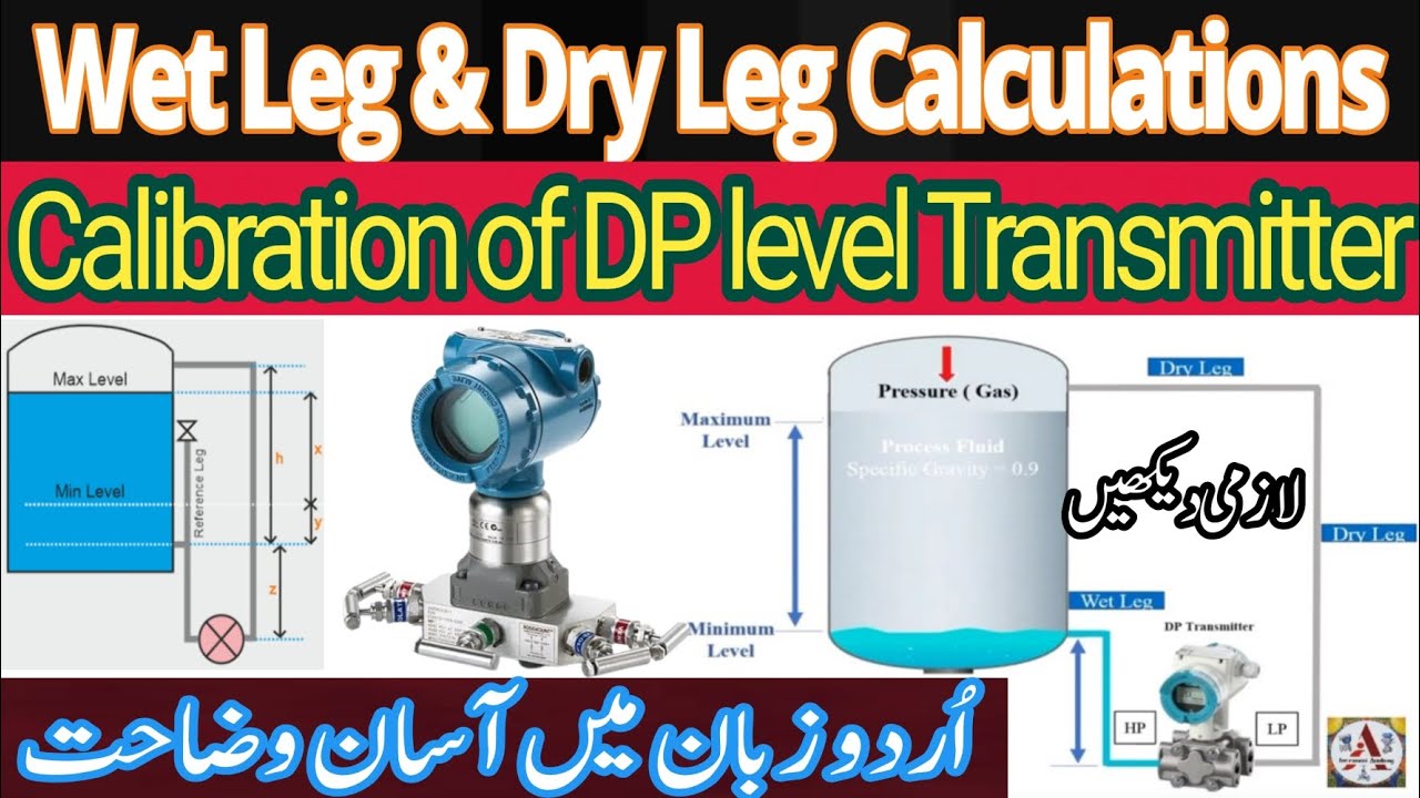 Dry Leg & Wet Leg Calculations of DP Level Transmitter | Calibration of ...