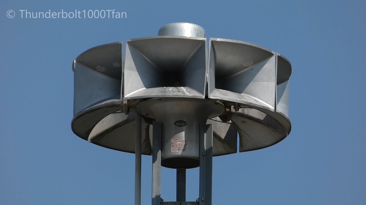 Federal Signal Eclipse 8 Siren Test | 4 Minute Alert | Jeffersonville ...