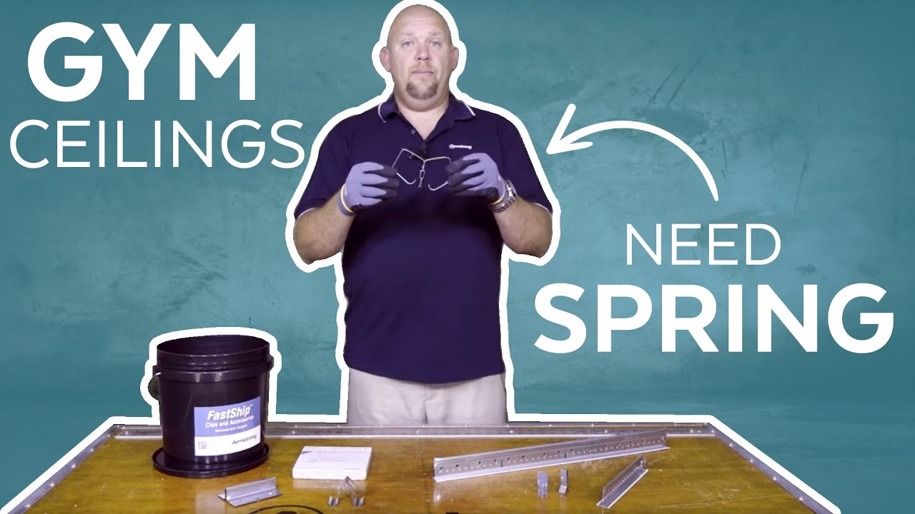 Gym Ceilings Need Spring | Retention Clip | Armstrong Ceiling Solutions ...