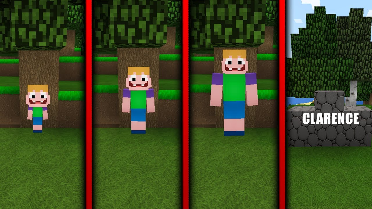 CLARENCE VS LA VIDA EN MINECRAFT | CICLO DE VIDA EN MINECRAFT (Nace ...