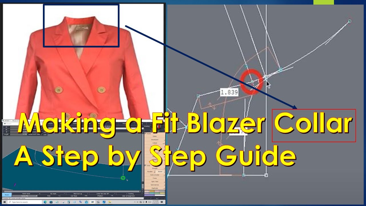 Making a Fit Blazer Collar A Step by Step Guide mp4 - YouTube