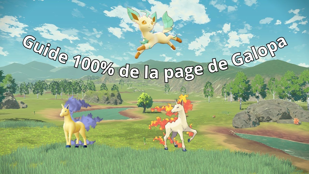 Compléter à 100% la page de Galopa(#024) sur Legendes Pokémon : Arceus ...