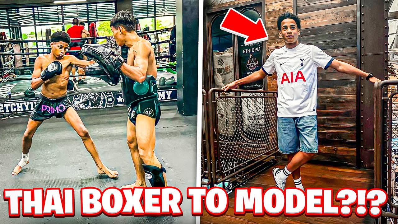 Tito Johnson’s FIRST Photoshoot + Clinch Training with a Rajadamnern ...