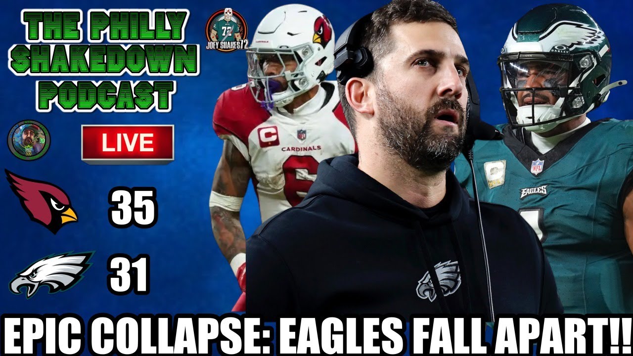 EPIC COLLAPSE: Eagles Fall To The Cardinals, Nick Sirianni STINKS ...