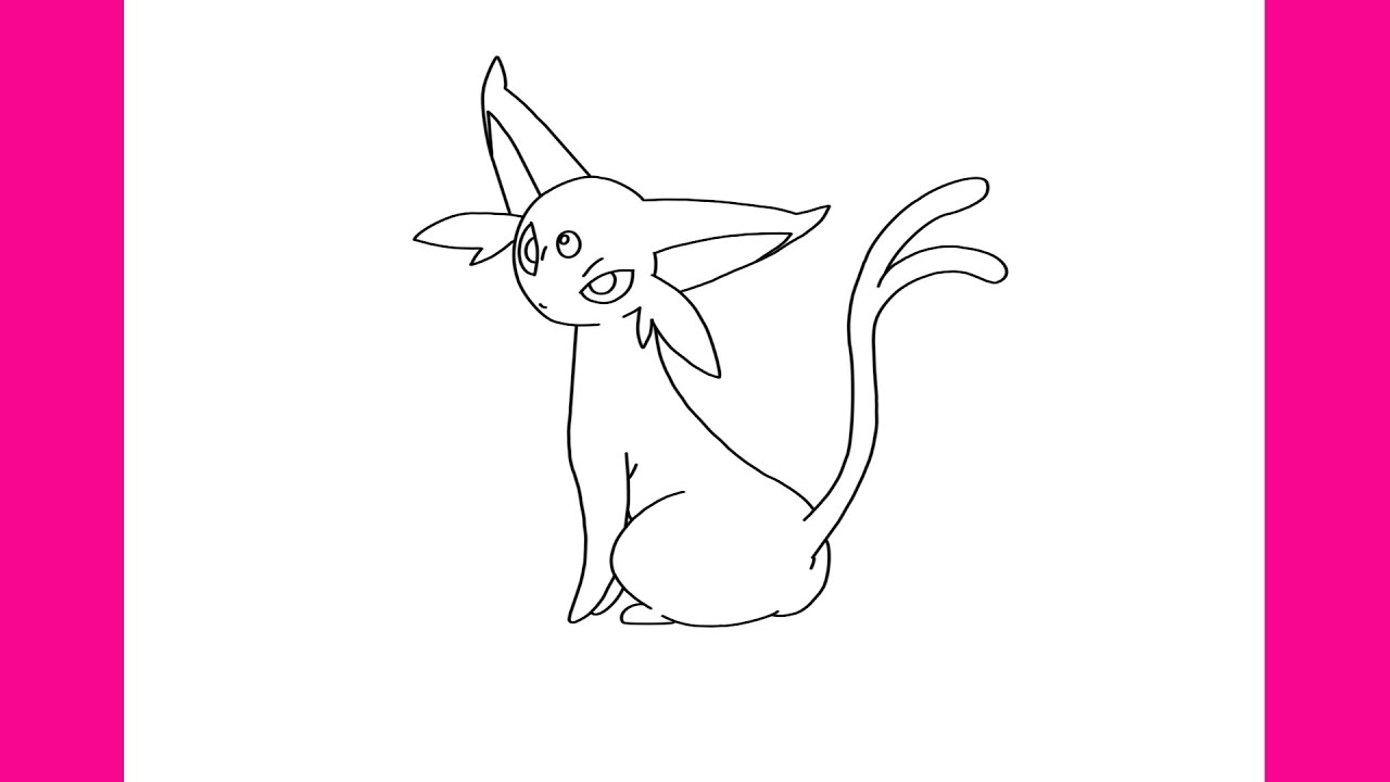 Como Desenhar Espeon How To Draw Espeon I Easy ( Step By Step )