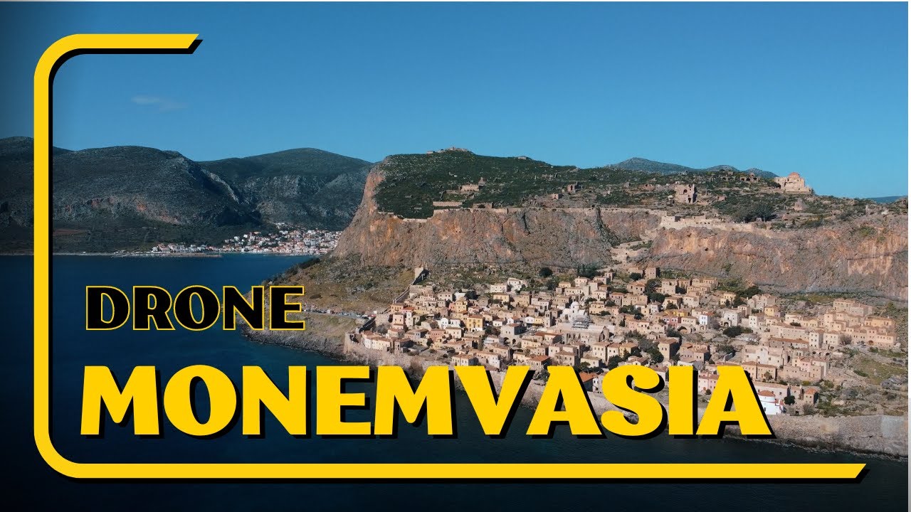 ΜΟΝΕΜΒΑΣΙΑ drone view #dji #mini2 #monemvasia - YouTube