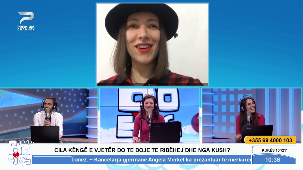 Elsa Ymeri ne Boeing 104.6 - YouTube