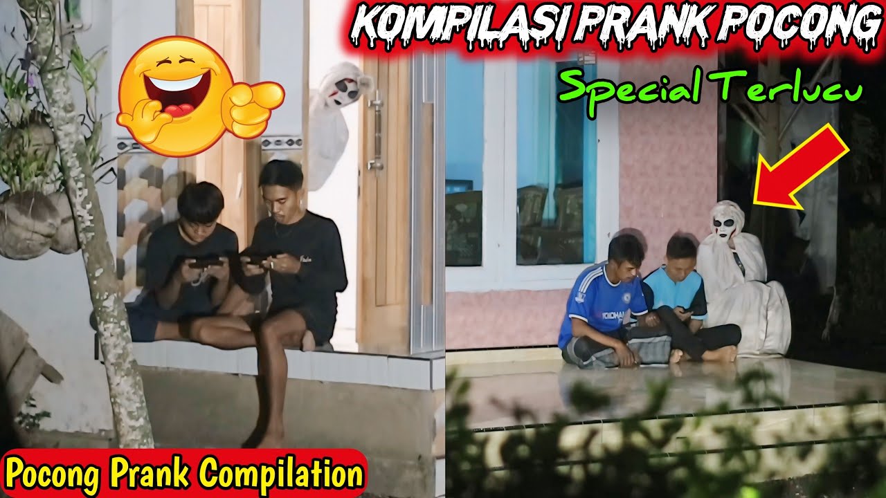 Kompilasi Prank Pocong Special || Video Prank Hantu Lucu || Ghost Prank ...