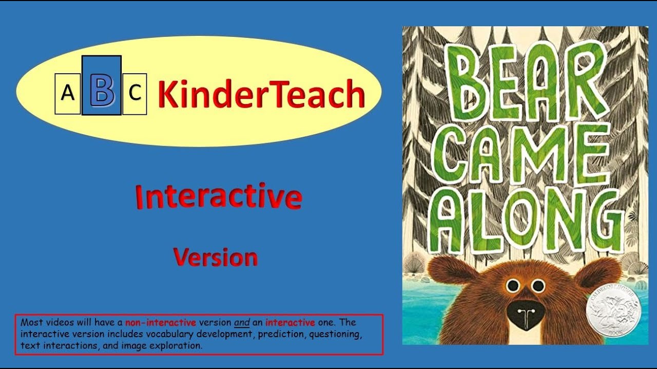 Bear Came Along - Interactive Read Aloud - YouTube