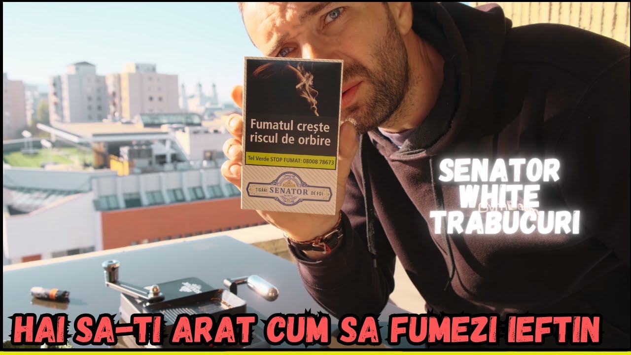 FUMAT IEFTIN SI BUN: Trabucuri SENATOR WHITE Injectate In Tuburi Goale ...