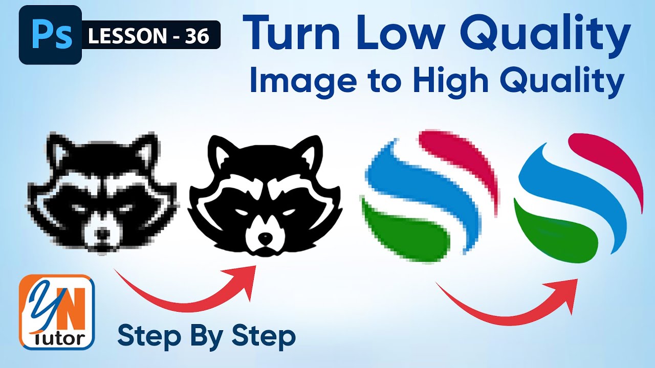 How to convert a Low Quality Graphic to High Quality Exercise No. 36 ...