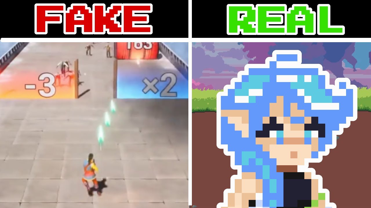 I turned fake mobile game ads into a real game - YouTube