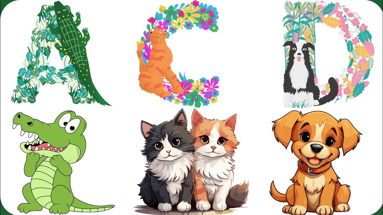 ABC Pet Animals Song | Alphabet Animals Zoo | ABC Animals Zoo Playlist ...